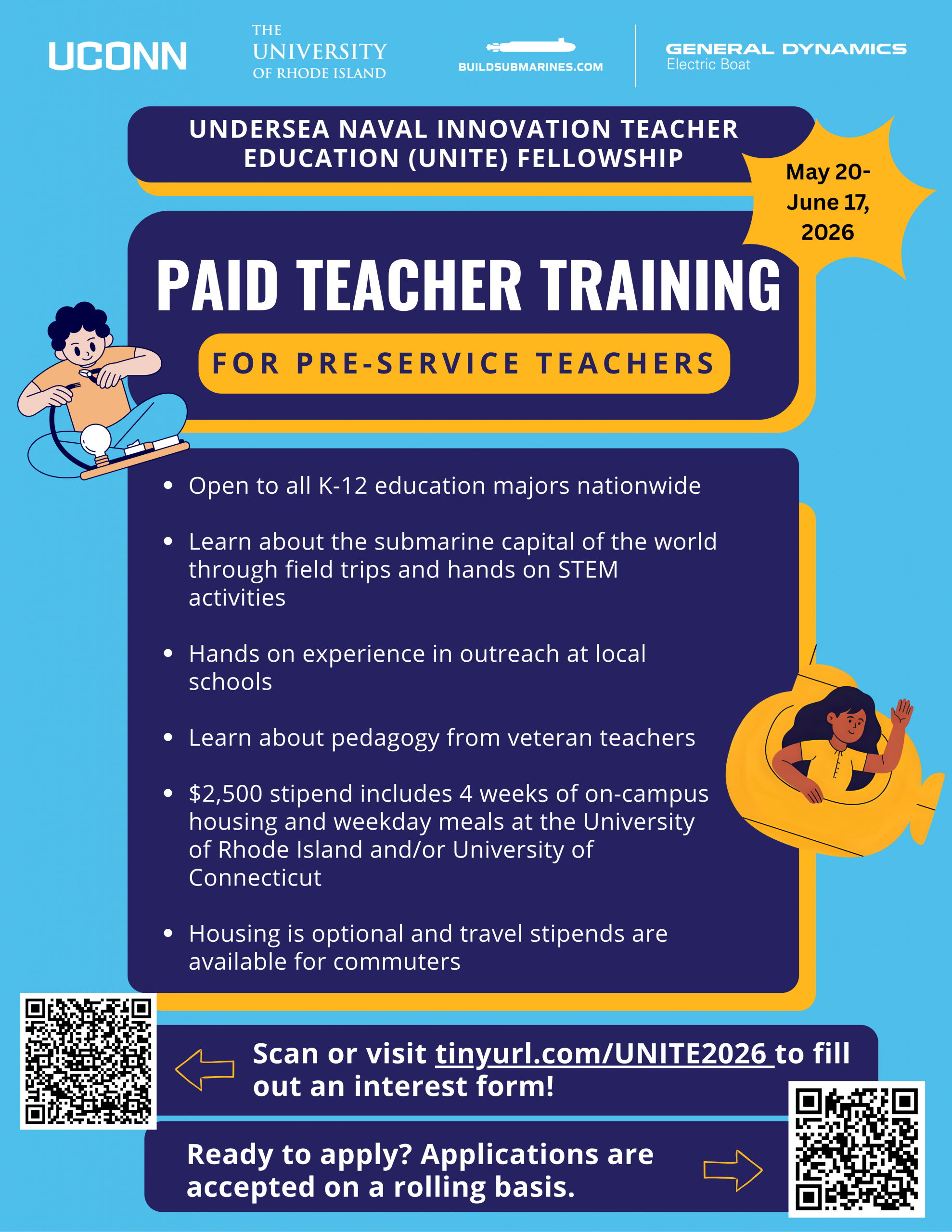 Undersea Naval Innovation through Teacher Education (UNITE) | Naval ...